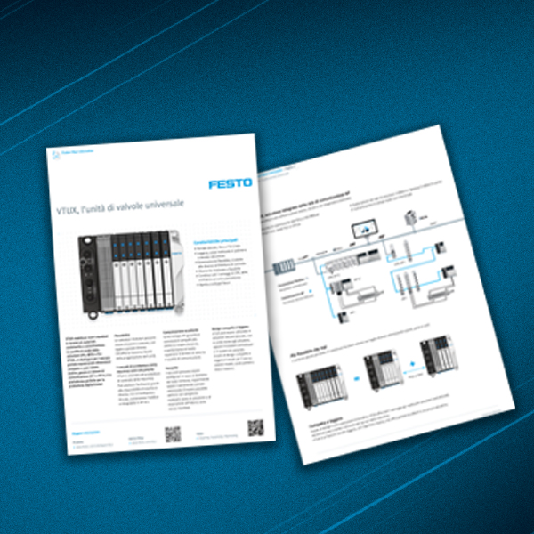 VTUX connected valve terminal